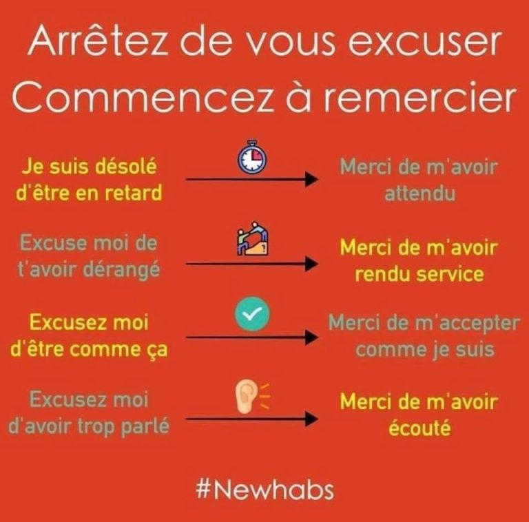 Arrêtez de vous excuser, commencez à remercier | Julien Lavergne Thérapeute